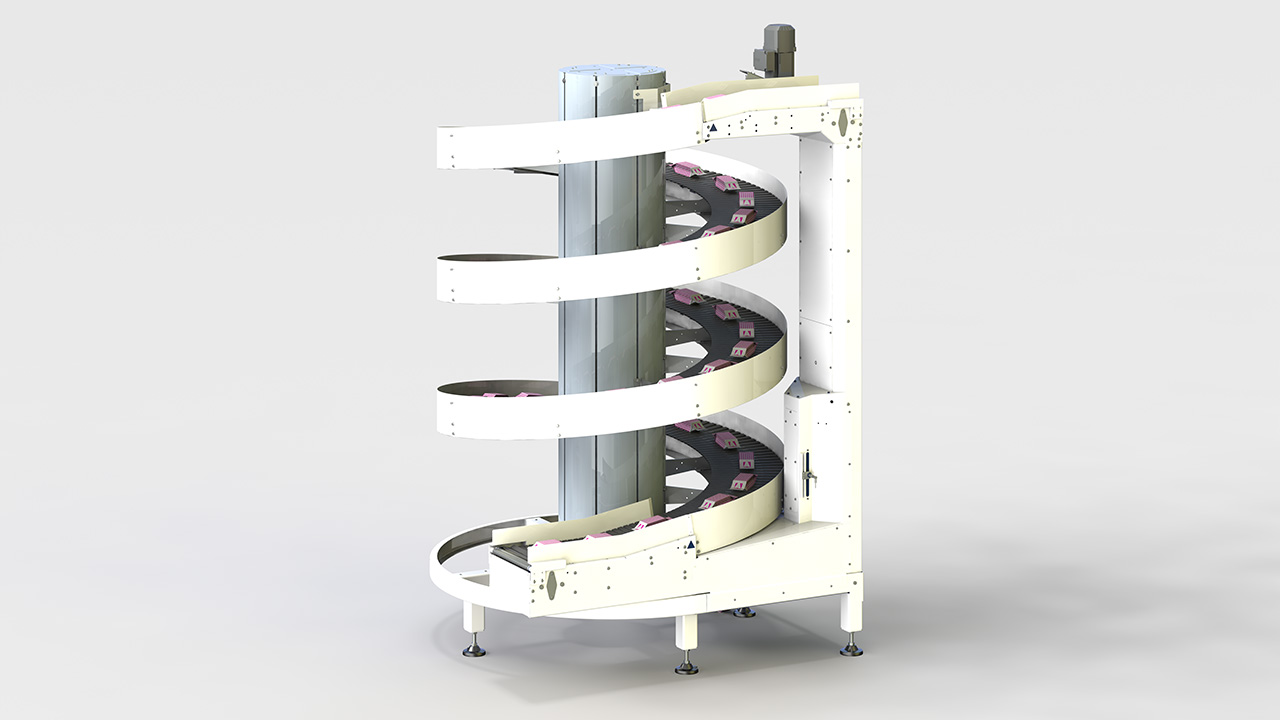 Single Lane Spiral Conveyor - Royal Apollo Group